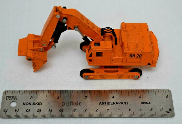 SHINSEI UH-20 HITACHI Loader Shovel #29 Japan Mini Power Die Cast Metal ...