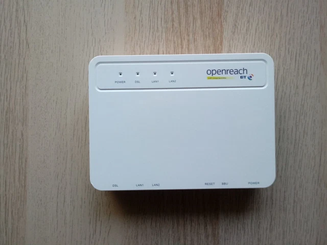 BT OPENREACH HUAWEI HG612 3B VDSL/FTTC Fibre Modem "UNLOCKED" £39.50 ...