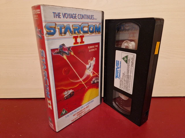 STARCOM II (2) - 3 Space Adventures - Animated - PAL VHS Video Tape ...