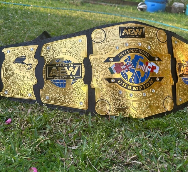 AEW CHAMPIONSHIP BELT World Wrestling Championship Belt Adult Size ...