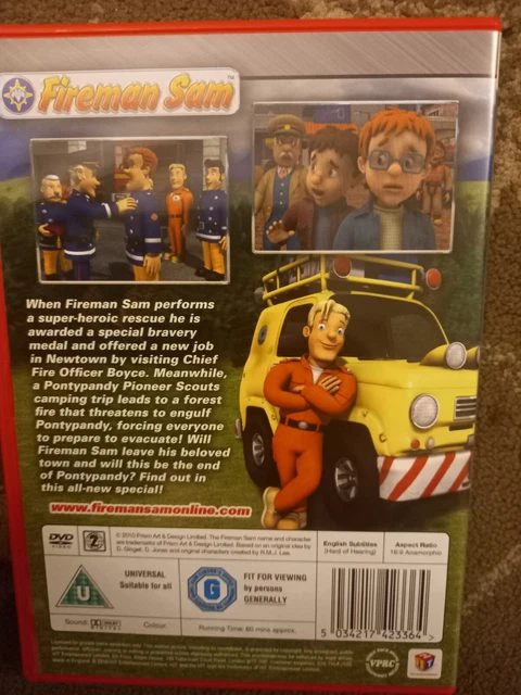 FIREMAN SAM THE Great Fire Of Pontypandy Dvd Kids £9.99 - PicClick UK