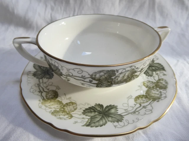 ROYAL WORCESTER THE Worcester Hop Mathon Soup Cup and Saucer £3.90 ...