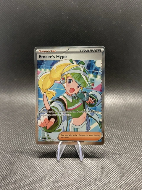 POKÉMON TCG EMCEES Hype Trainer Rare Destined Rivals 220/182 £7.58 ...
