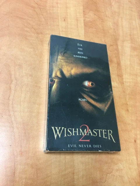 Wishmaster 2 Evil Never Dies Vhs Video Tape Horror Factory Sealed £643 Picclick Uk