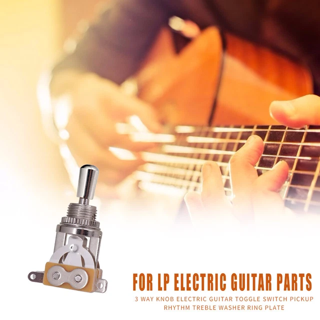 3 Way Electric Guitar Selector Pickup Toggle Switch For Lp Epi Silver Fr Eur 9 54 Picclick Fr