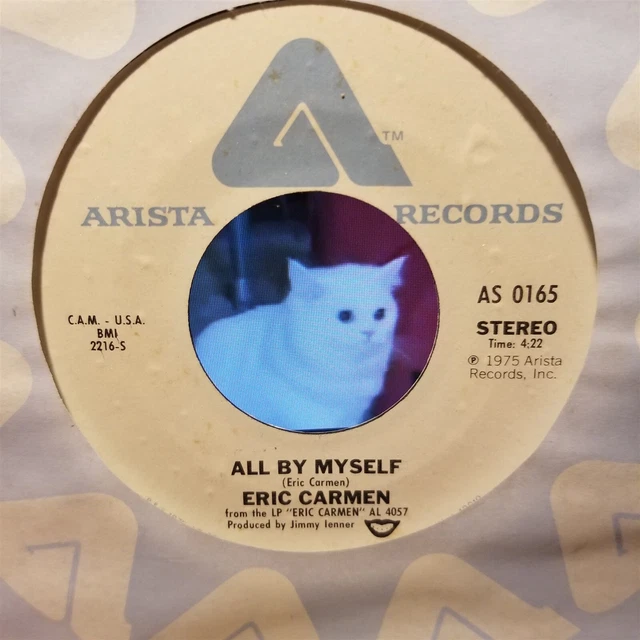 ERIC CARMEN, ALL By Myself ~ 1975 Arista 45 +sleeve £3.55 - PicClick UK