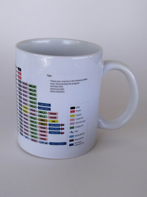 HELTEC ESP32 WIFI Lora V2 Pinout - Mug Taza Tazón Tasse EUR 17,99 ...