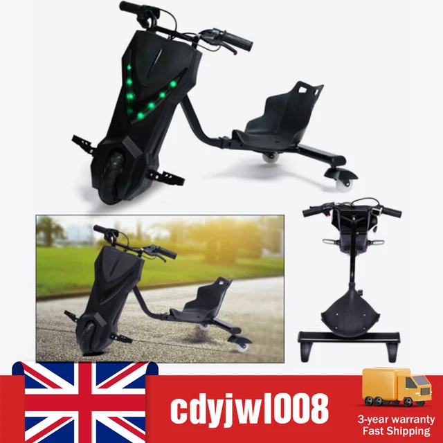 DRIFT TRIKE TRICYCLE Electric Scooter 36V 4.4Ah Lithium Battery 360 ...