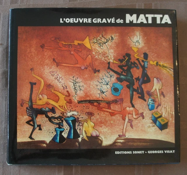 LIMITED EDITION &L'OEUVRE Grave De Matta" Georges Visat 1975 Surrealist ...