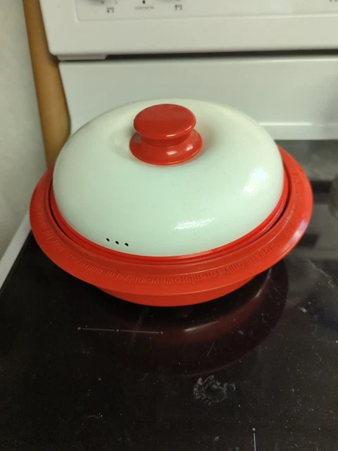 RANGE MATE PROFESSIONAL Microwave Cookware Grill Steam Pan Red $20.00 ...