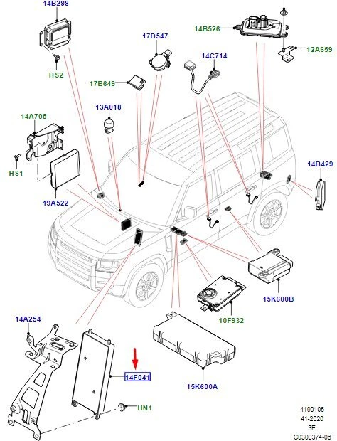 LAND ROVER DEFENDER L663 Body Control Module LR180693 NEW GENUINE £325. ...