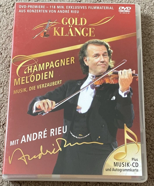ANDRE RIEU - Champagner Melodien mit Andre Rieu [CD+DVD] mit Foto EUR 8 ...