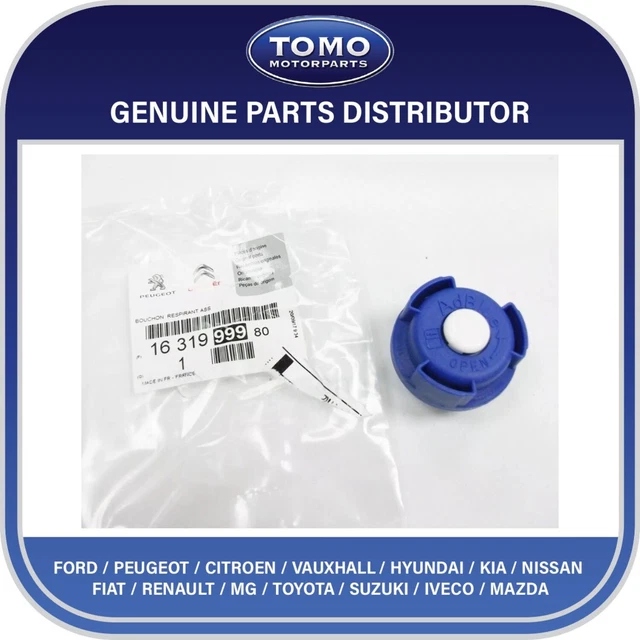 GENUINE PEUGEOT CITROEN Vauxhall Adblue Urea Tank Cap 1631999980 £21.00 ...