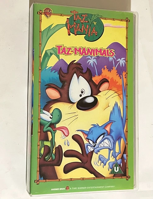 TAZ MANIA : Taz-Manimals {Vhs/Pal} Vintage Kids Cartoon Video ~ Deleted ...