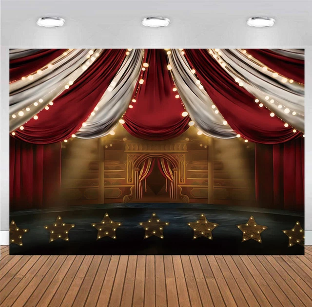 RED CIRCUS TENT Backdrop Carnival Night Theme Party Baby Shower Photo ...