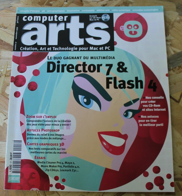 COMPUTER ARTS MAGAZINE n°17 (1999) Création, Art, Technologie pour Mac ...
