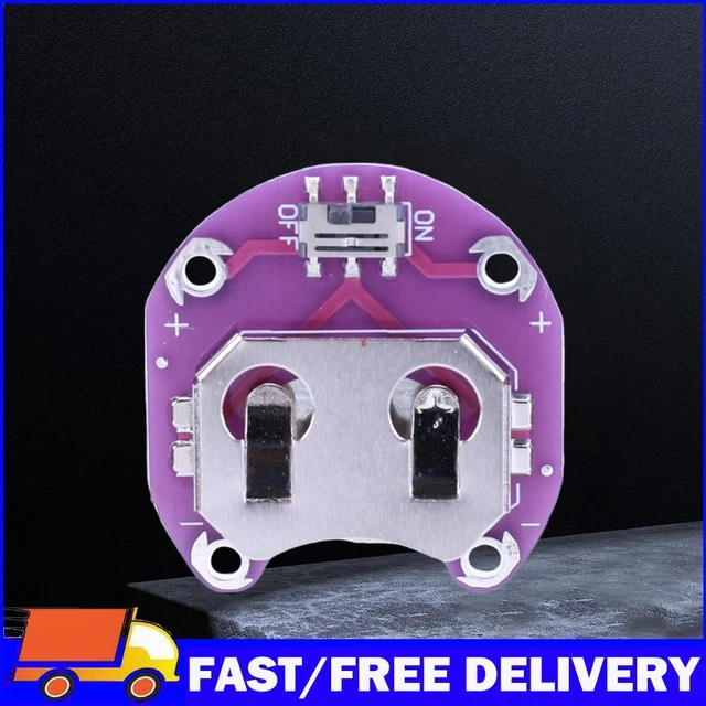 LILYPAD COIN CELL Battery Holder CR2032 Battery Holder Case Module for ...
