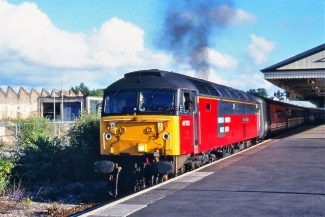 PHOTO CLASS 47 Loco No 47722 £1.85 - PicClick UK