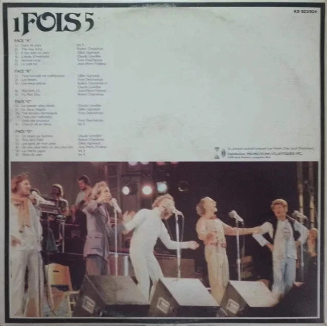 ROBERT CHARLEBOIS, GILLES Vigneault, Claude Léveillée, Jean-Pierre ...