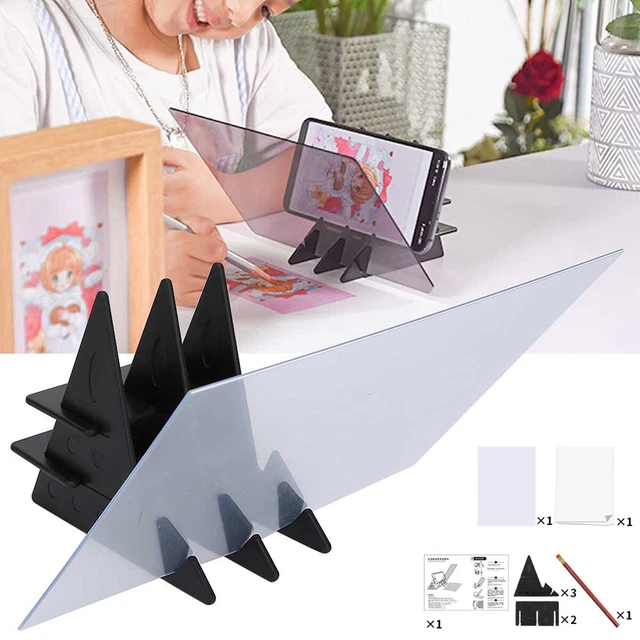 OPTICAL TRACING DRAWING Board Sketch Reflections Projector Painting Pad ...