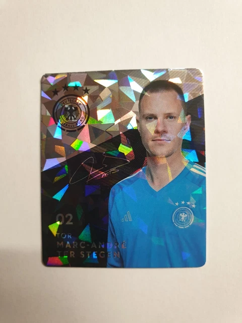REWE DFB GLITZER Sammelkarten 2022 Nr. 02 Marc Andre Ter Stegen Neu Zustand EUR 2,79 - PicClick DE