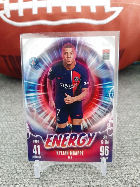 TOPPS MATCH ATTAX 2023/2024 Energy Kylian Mbappé EN6 EUR 10,00 ...
