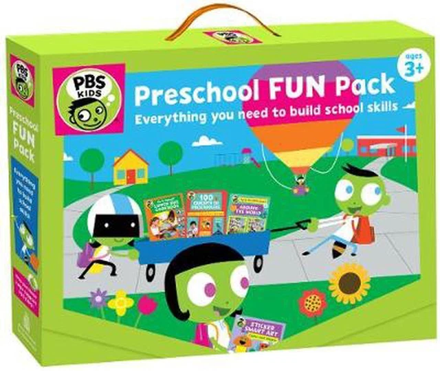 PBS KIDS PRESCHOOL Fun Pack by Pbs Kids (English) Paperback Book £45.63 ...