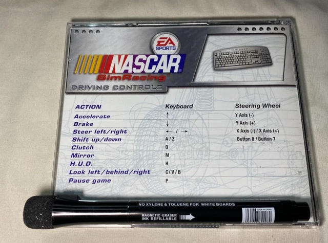 NASCAR SIMRACING (PC CD, 2005) Complete In Case Like New Condition EA ...