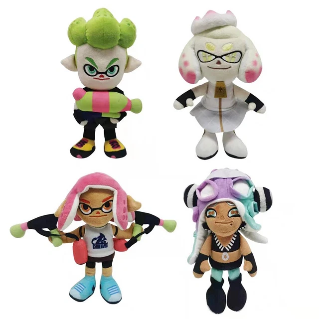 NINTENDO SWITCH SPLATOON 3 Squid Inkling Plushies 25CM Multi Colors ...