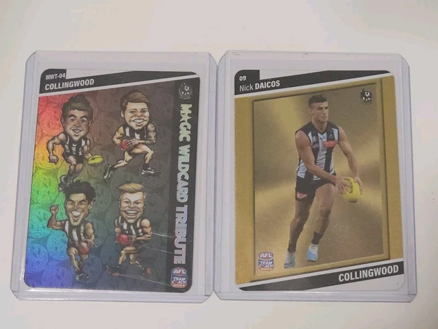 2024 AFL TEAMCOACH Magic Wildcard Tribute COLLINGWOOD + NICK DAICOS ...