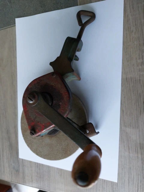 ANCIENNE MEULE MANUELLE outil ancien moulin Touret à Meuler EUR 20,00 ...