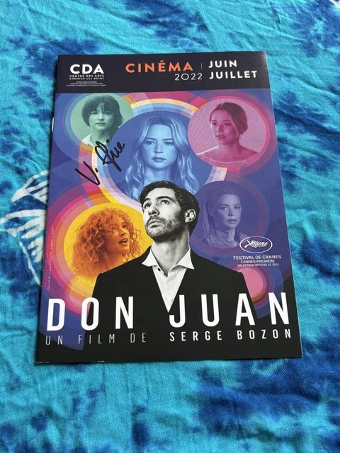 PROGRAMME DE CINÉMA Dédicacé Autograph Virginie Efira EUR 100,00 ...