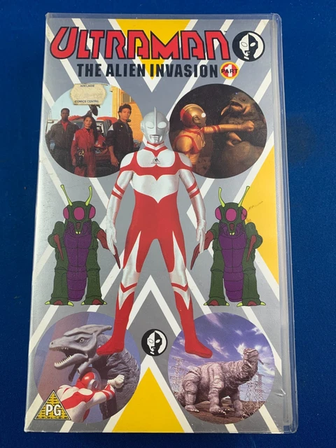 ULTRAMAN: THE ALIEN Invasion Ultra Vid VHS Cassette Tape Vintage RARE ...
