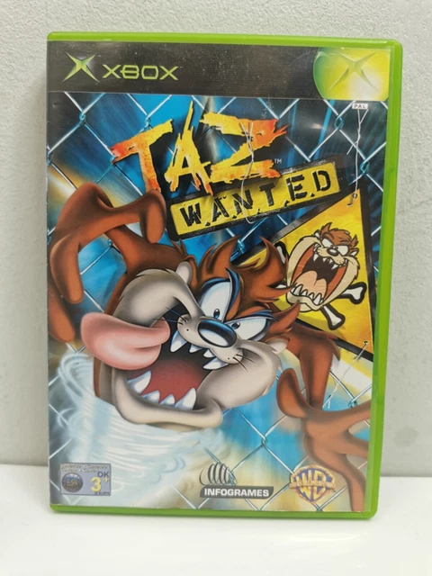 TAZ WANTED (MICROSOFT Xbox Original 2002) Inc Manual £24.99 - PicClick UK