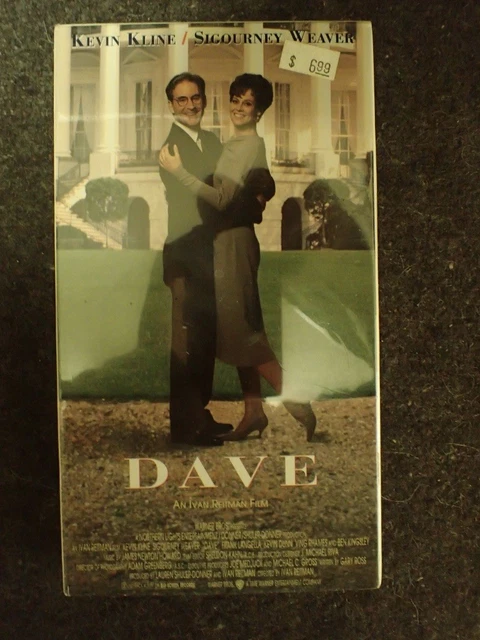 VINTAGE VHS MOVIE tape DAVE 1993 Original - sealed Sigourney Weaver Kevin Kline £7.34 - PicClick UK