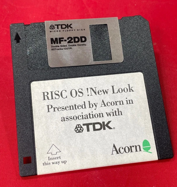 NEUF RESSEMBLE 8.9CM Disque pour Acorn Risc OS Par Acorn 1993 EUR 22,76 ...