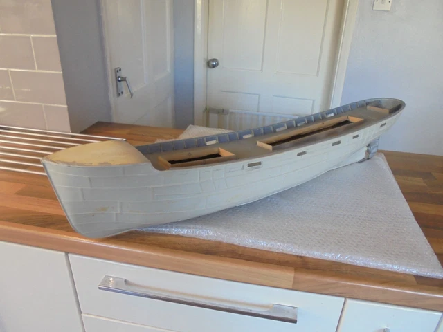 VINTAGE CALDER CRAFT "SIR KAY, Hull" R/C Model Boat ( Restoration ...