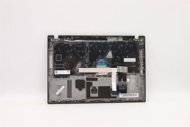 LENOVO THINKPAD T490S Keyboard Palmrest Top Cover Russain Black Backlit ...
