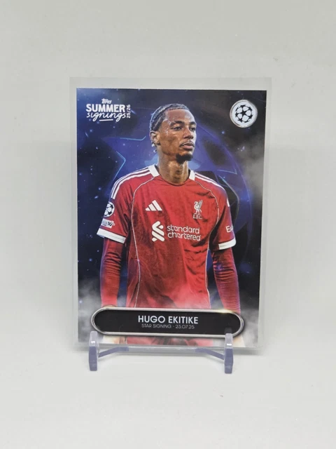 TOPPS UCC SUMMER Signings 2025/26 Trading Cards Football Star Signing Ekitike £13.11 - PicClick UK