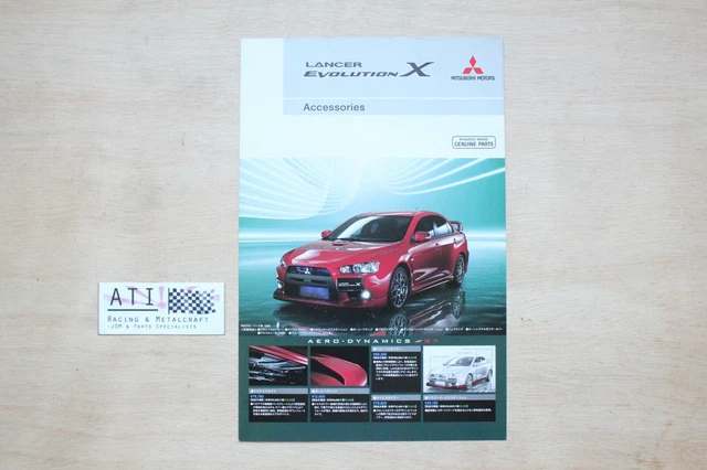 RARE JDM MITSUBISHI Evolution Evo 10 Parts Brochure EUR 25,49 - PicClick FR
