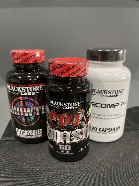 BLACKSTONE LABS HORMONE Free Plus Stack Epismash Growth Recomp RX Epi ...