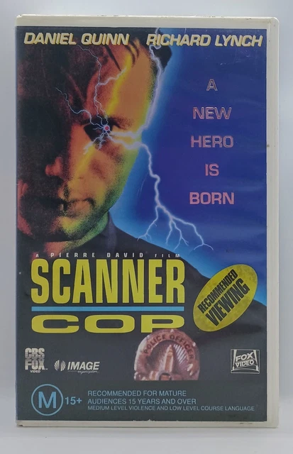 SCANNER COP (1994) VHS Video Tape Ex-Rental Big Box Horror Scanners CBS ...