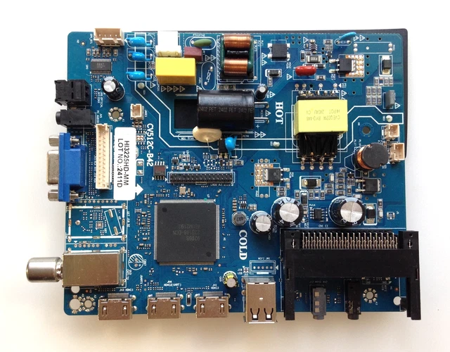 PLATINE MAIN BOARD ref 7.T512CB421100.2BG pour tv High One HI3225HD-MM ...