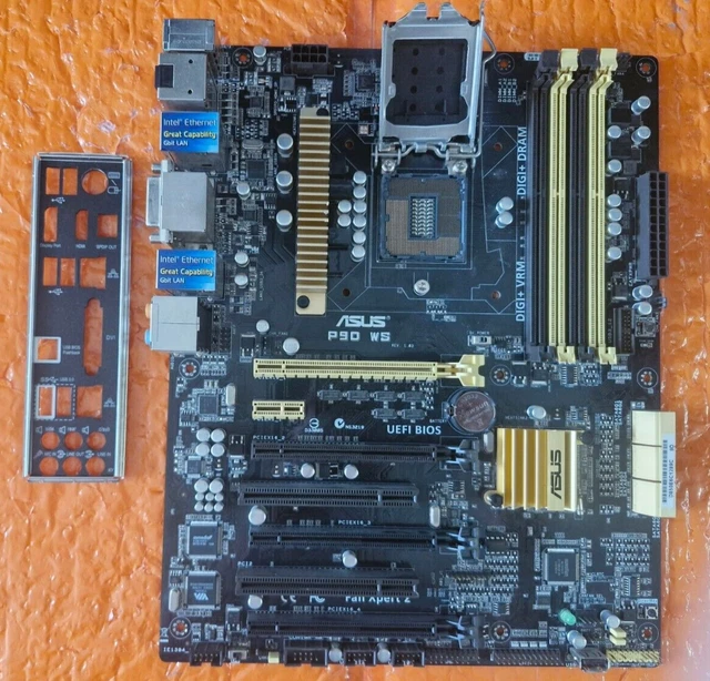 ASUS P9D-WS : LGA1150 C224 DDR3 ATX Dual LAN + IO-Shield £78.11 ...