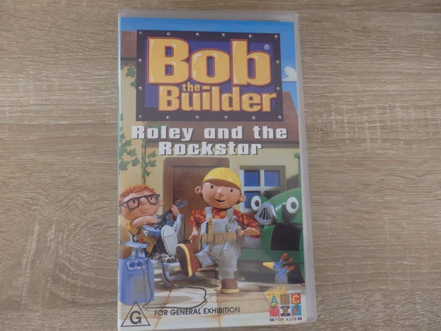 ABC KIDS BOB The Builder Roley And The Rockstar Vhs Video Tape 2002 ...