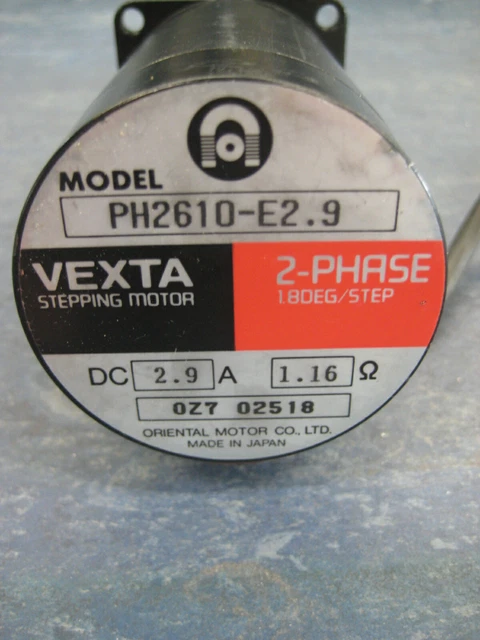 VEXTA PH2610-E2.9 2-PHASE Schrittmotor für Wissner Epsilon 115 X- oder ...