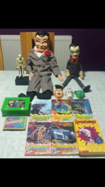GOOSEBUMPS SLAPPY Ventriloquist Dummy Doll,Wallet,Lunch Box,Flip Faces ...