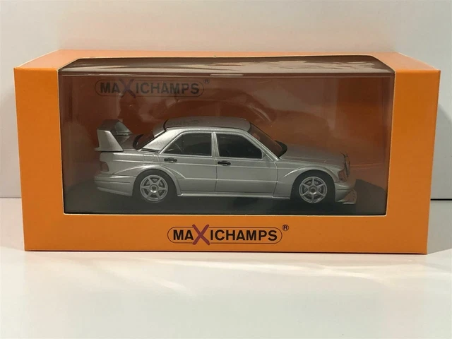 MERCEDES 190E 2.5 16 Evo2 1990 W201 Silver Maxichamps 940923401 1/43 ...