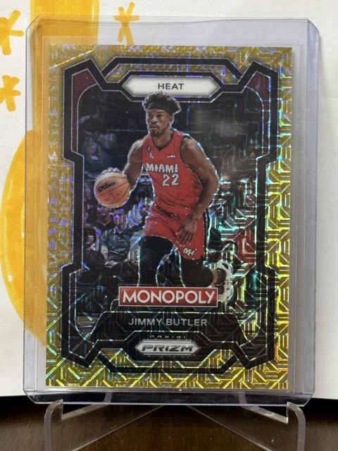 JIMMY BUTLER 2023-24 Panini Prizm Monopoly #46 Gold Money Shimmer /500 ...