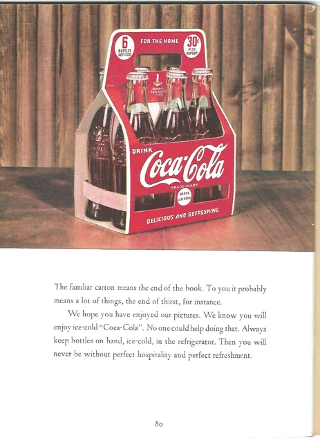 VINTAGE COCA-COLA ILLUSTRATED Brochure-Homes & Flowers $10.99 - PicClick CA